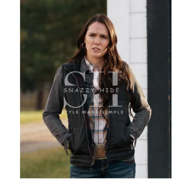 Eden Brolin Yellowstone Mia Vest - Snazzy Hide